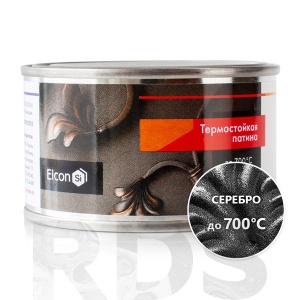 Термостойкая Elcon Patina (до 700 градусов), серебро, 0,08кг - D-Hause